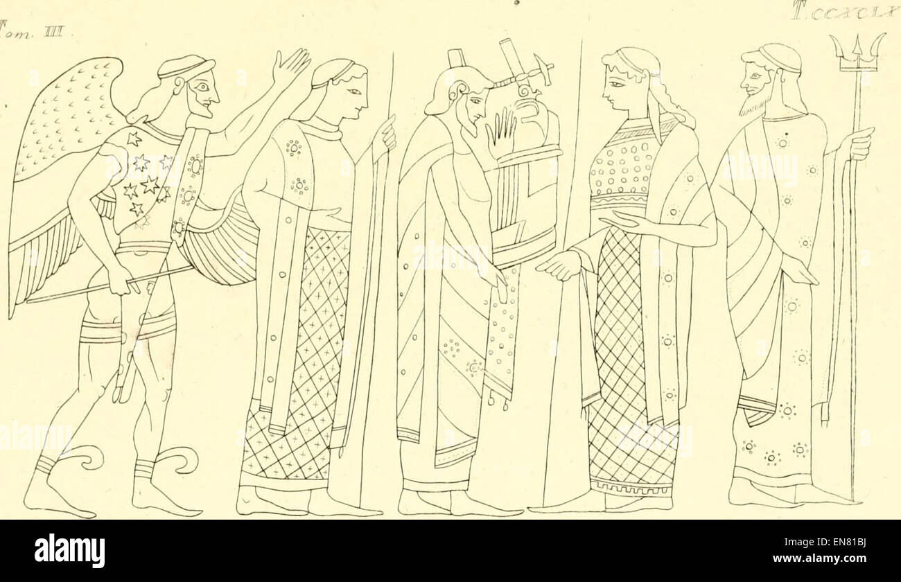 An illustration from Inghirami's 1835 work 'Pitture di vasi fittili ...