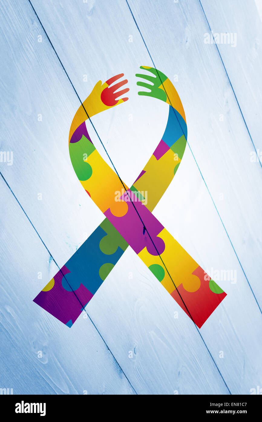 Autism ribbon hi-res stock photography and images - Alamy
