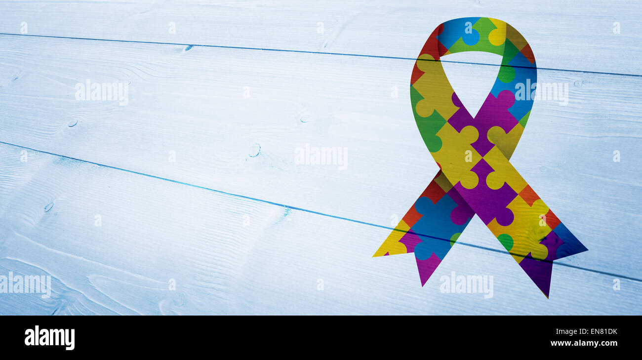 Autism awareness ribbon hi-res stock photography and images - Alamy