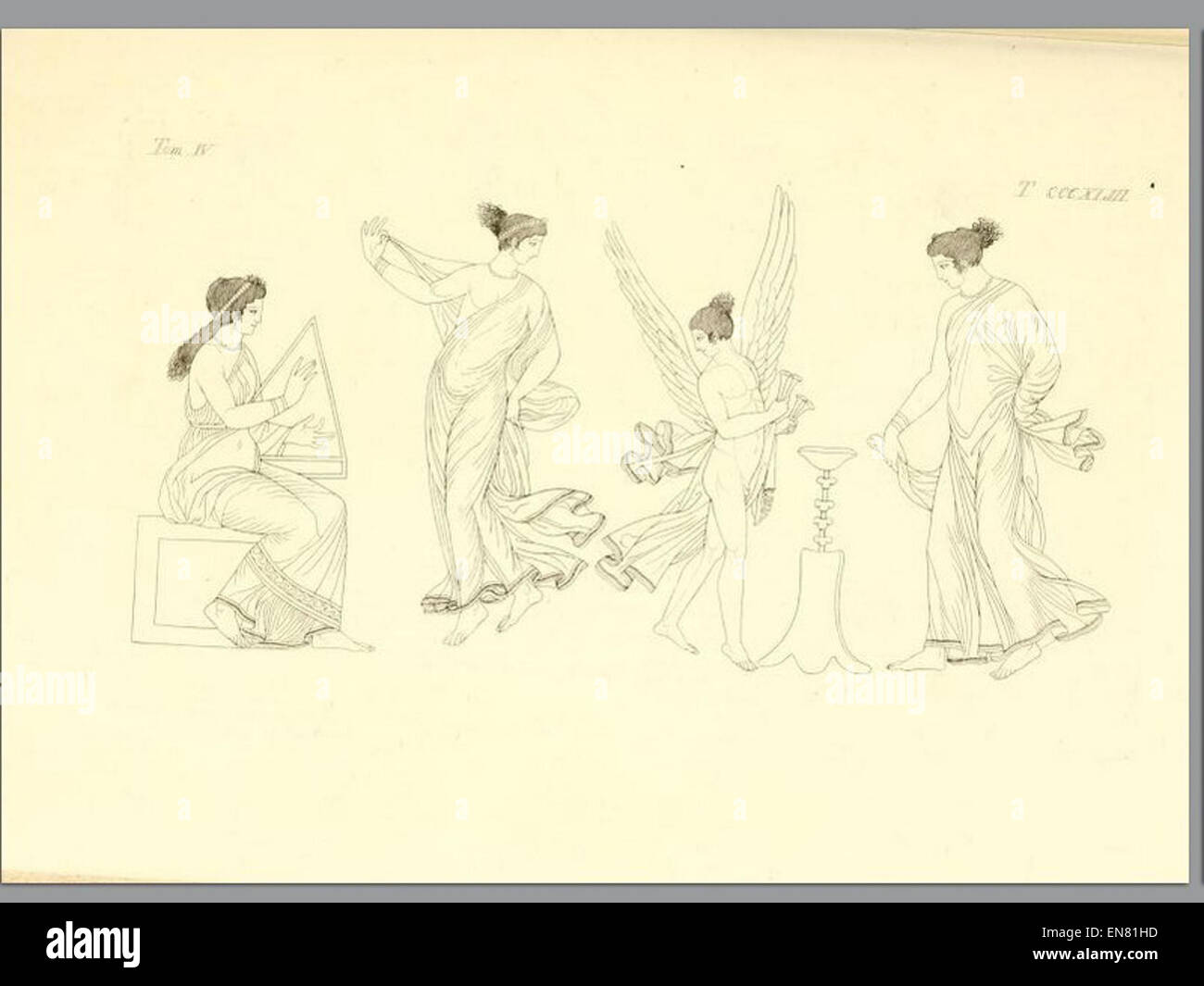 An illustration from Inghirami’s 1837 work, ‘Pitture di vasi fittili ...