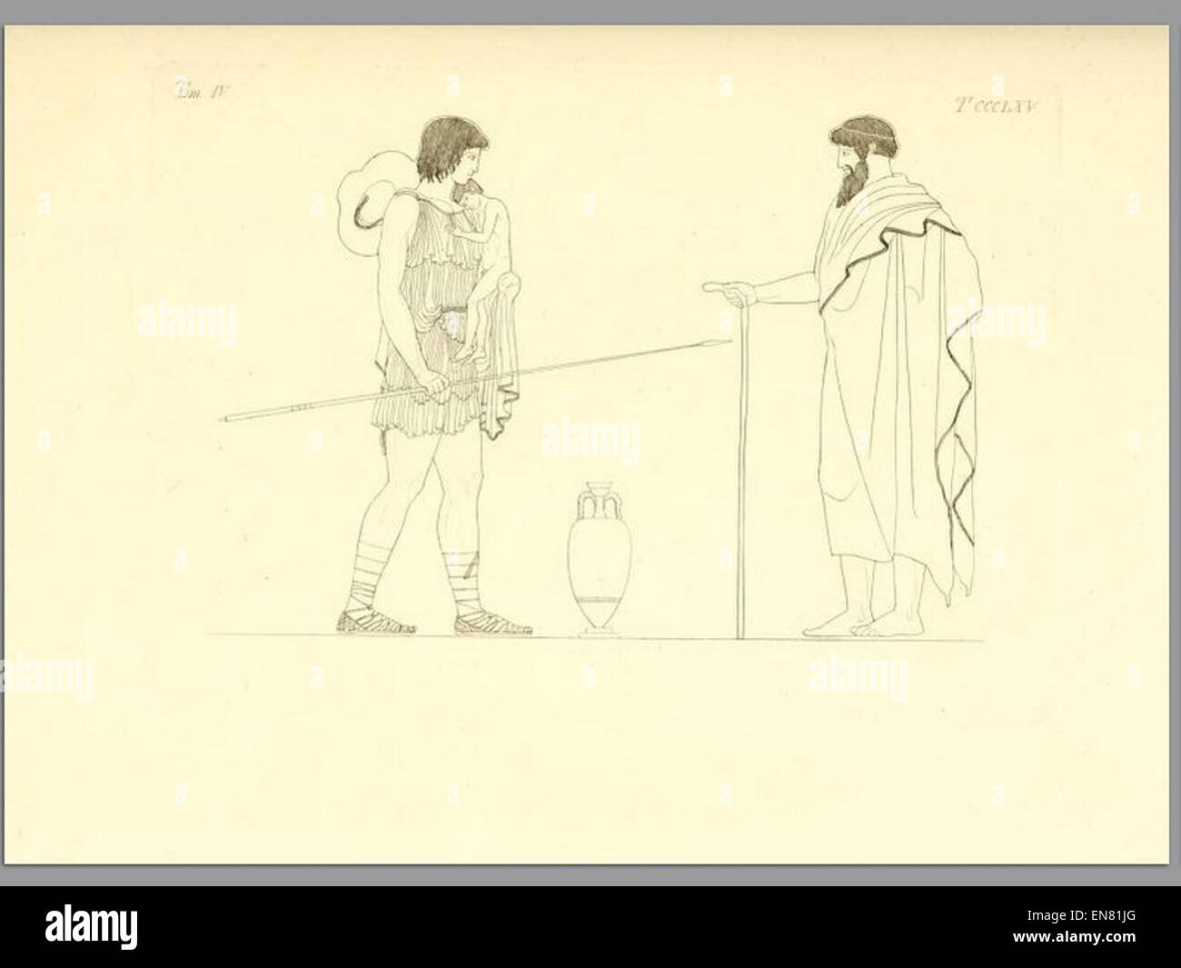 Roman pottery drawing hi-res stock photography and images - Alamy