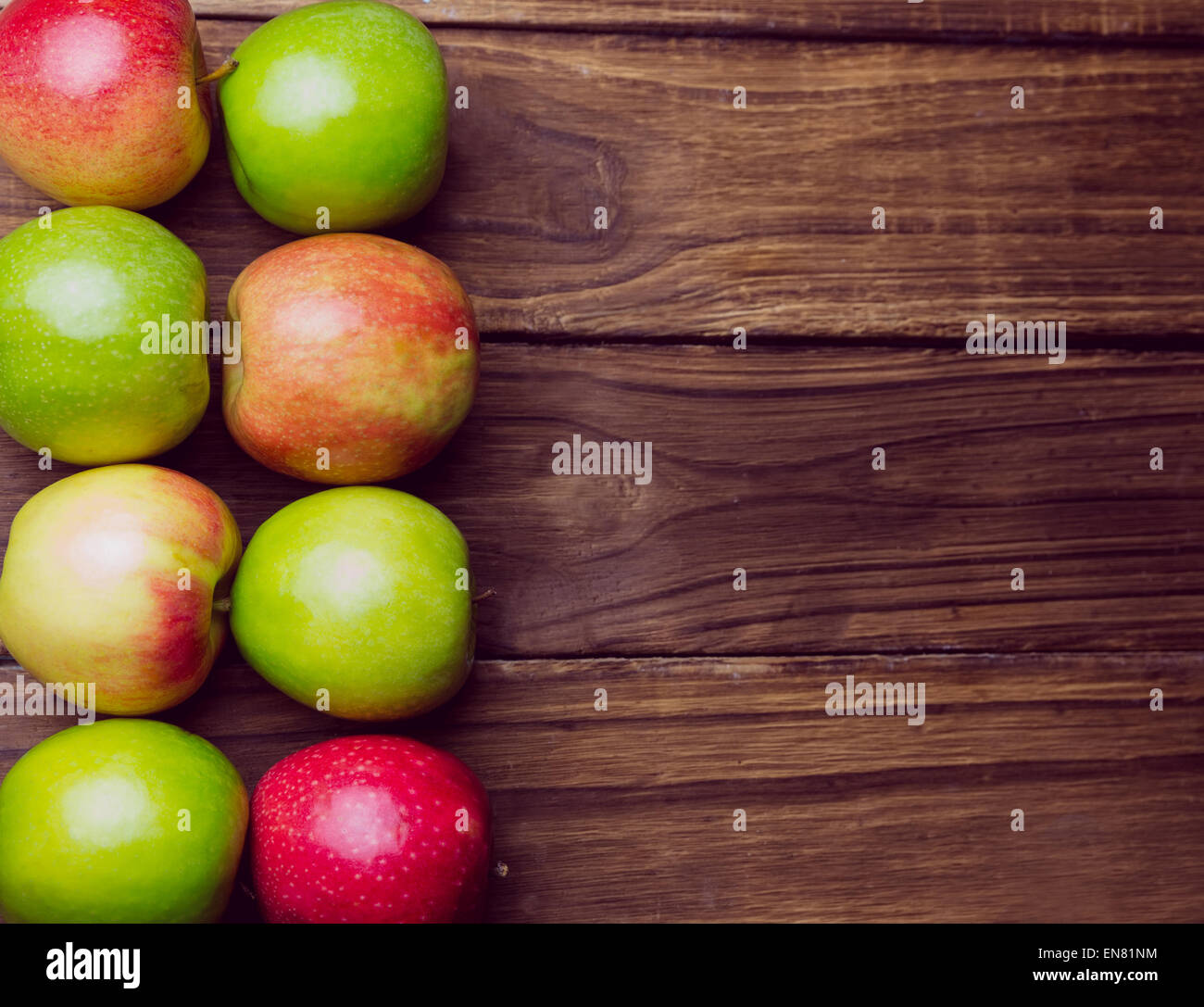 Fresh colorful apples Stock Photo - Alamy