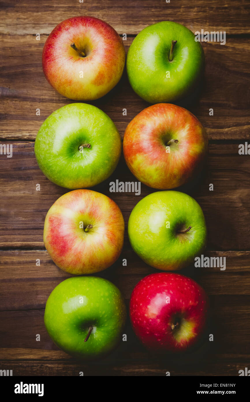 Fresh colorful apples Stock Photo - Alamy