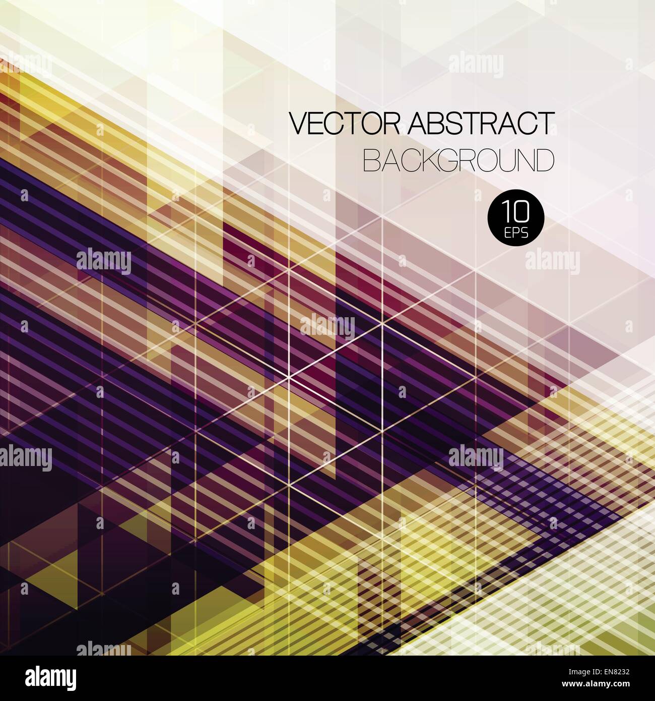 Vintage abstract triangular background. Vector illustration. EPS 10 Stock Vector Image & Art - Alamy