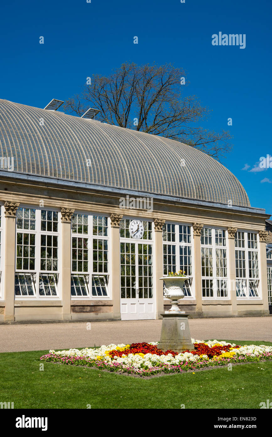 The glass Pavilions at Sheffield Botanical gardens, Sheffield ...