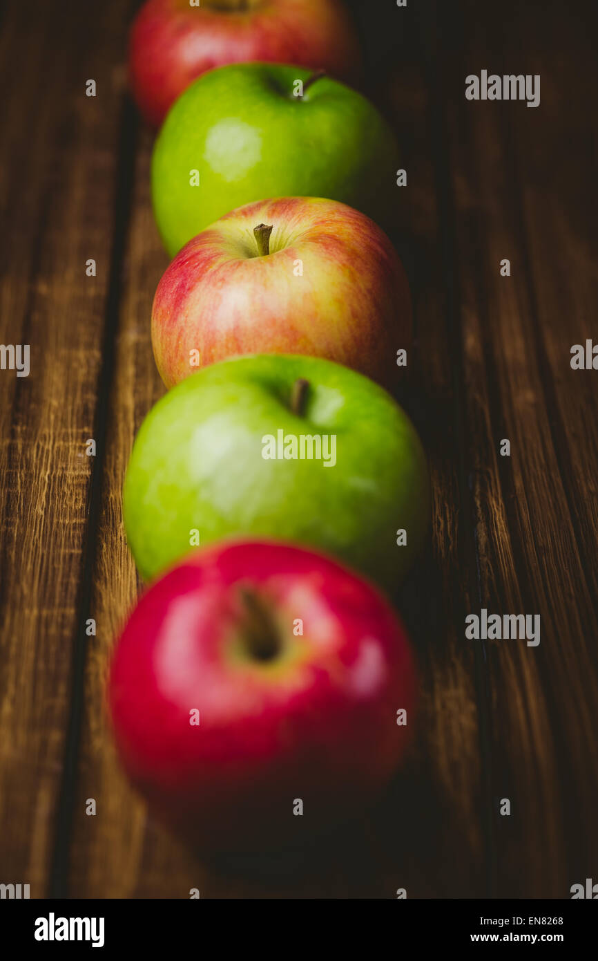 Fresh colorful apples Stock Photo - Alamy