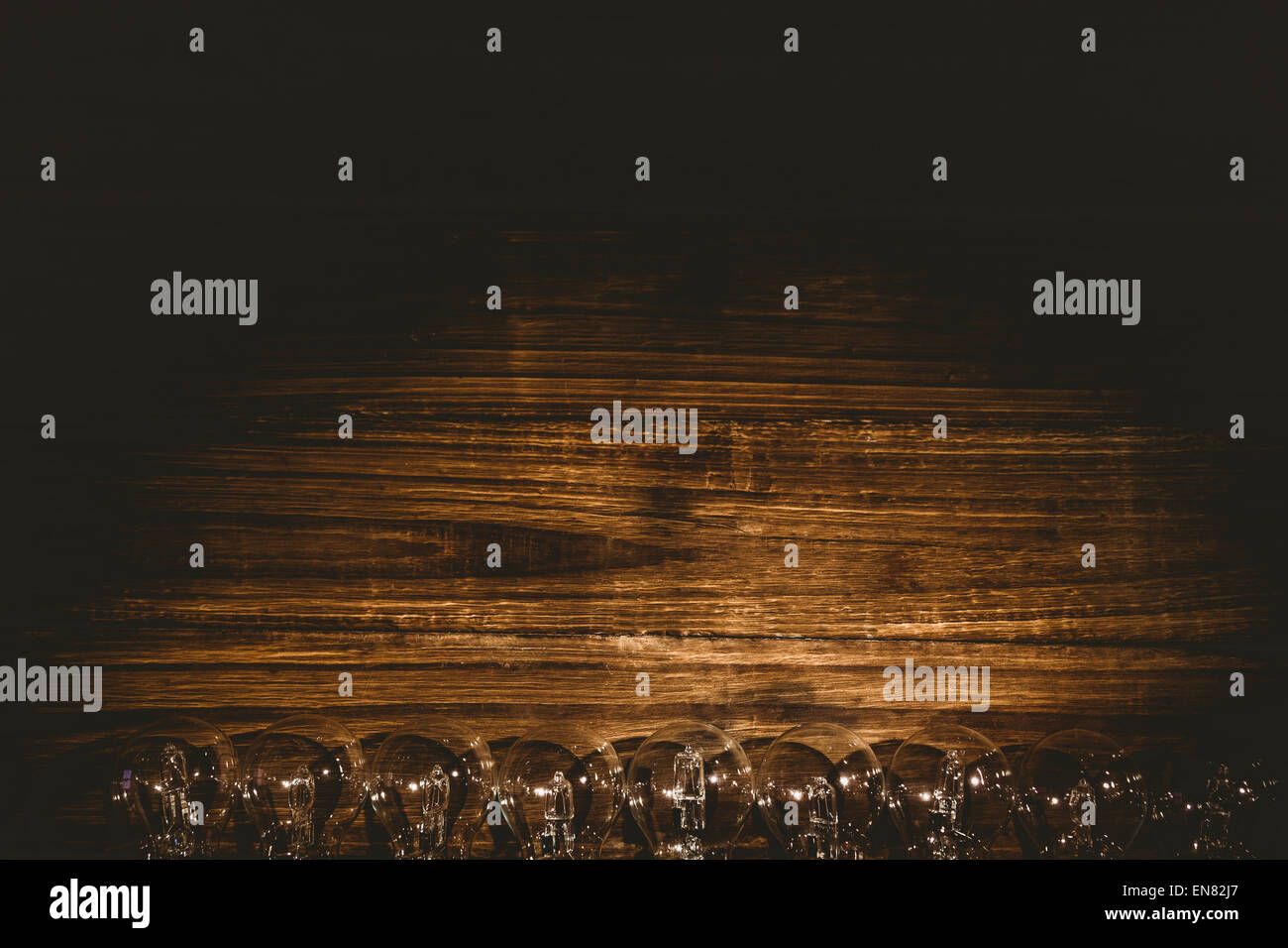 Row of light bulb Stock Photo - Alamy