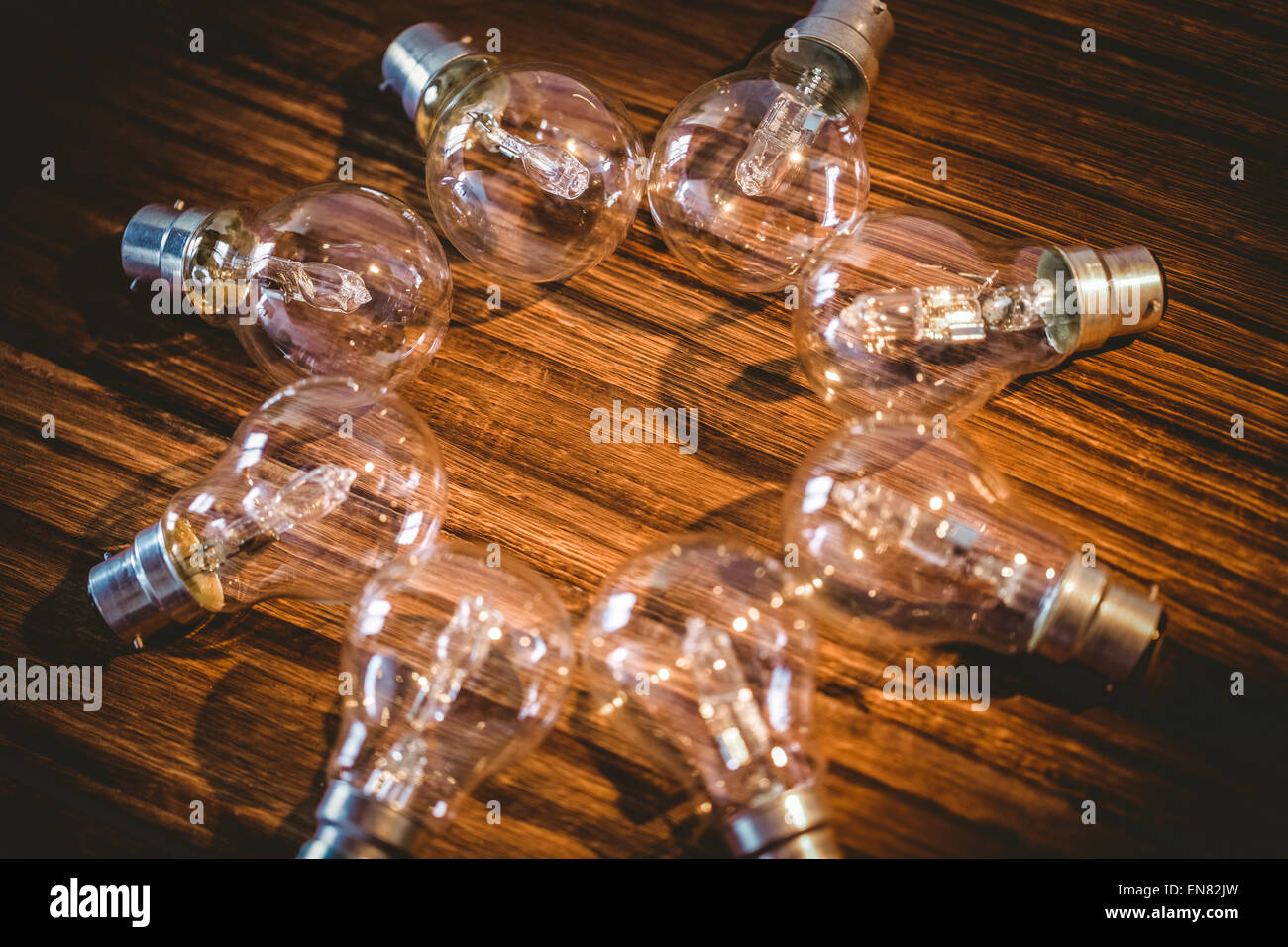 Light bulbs forming frame Stock Photo - Alamy
