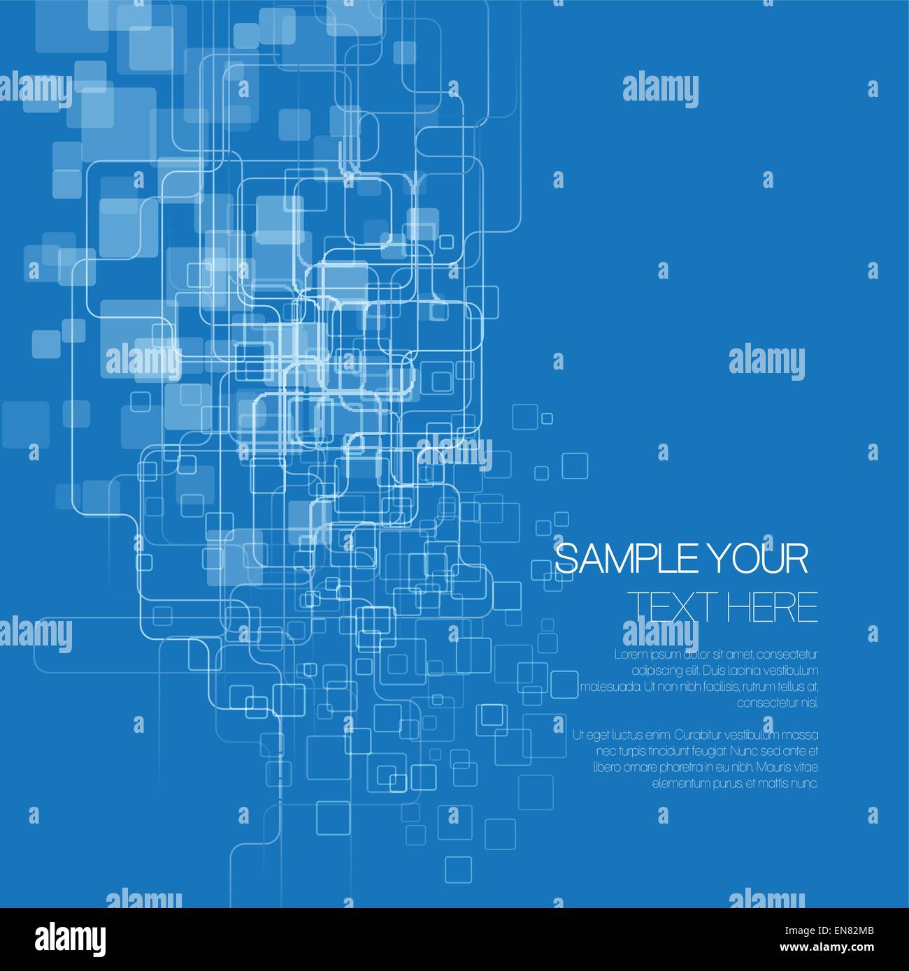 Blue abstract technology background. Vector illustration. EPS 10 Stock ...