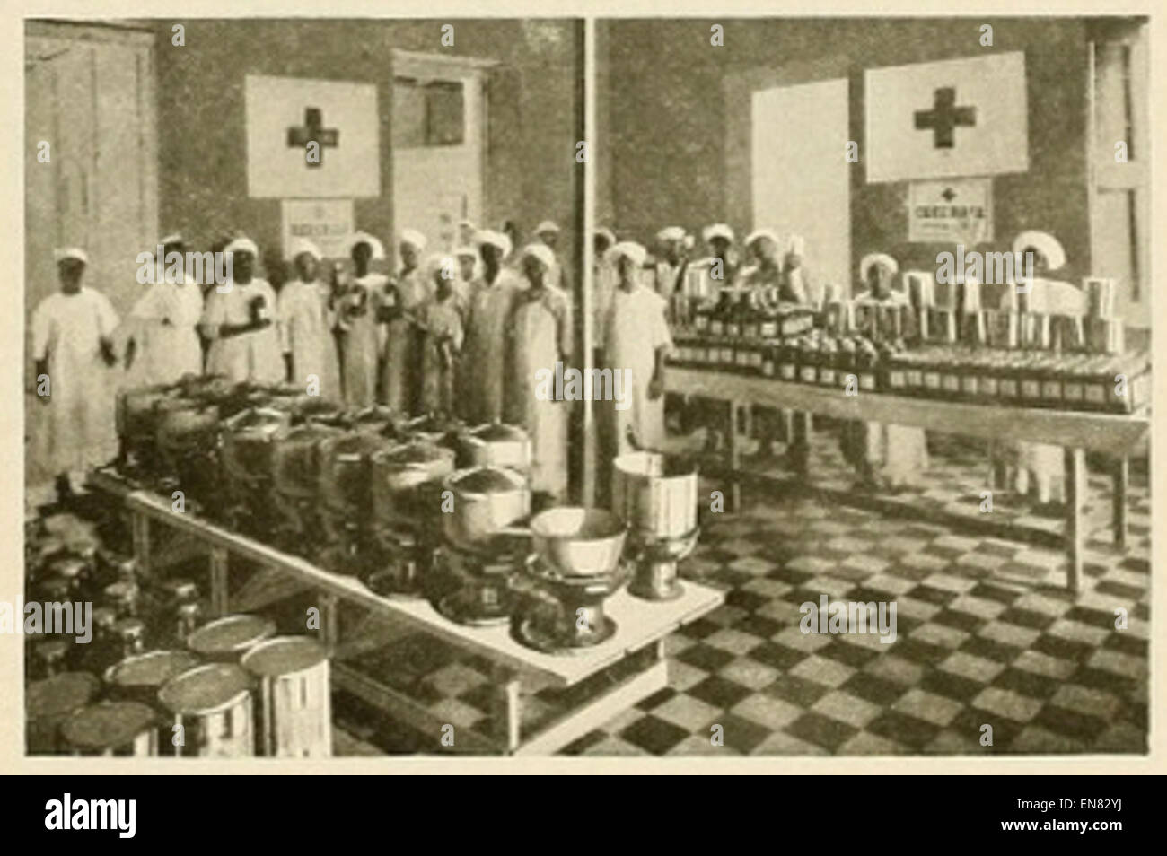 This 1919 photograph shows San Juan Hospital, located in Puerto Rico ...