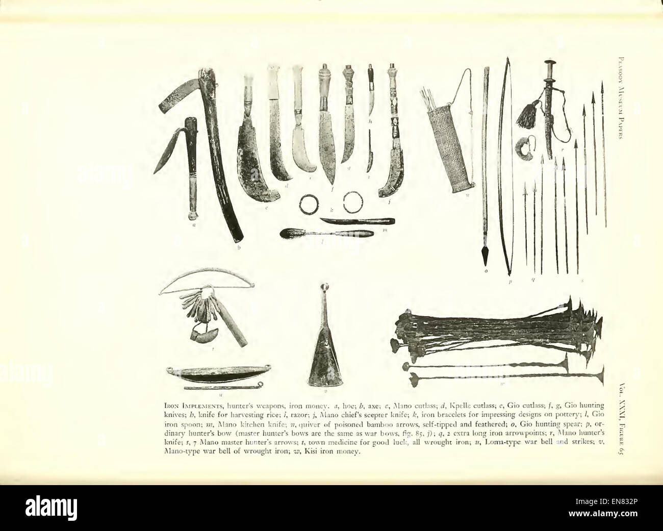 Figure 065 from Schwab’s 1947 publication illustrates iron implements ...