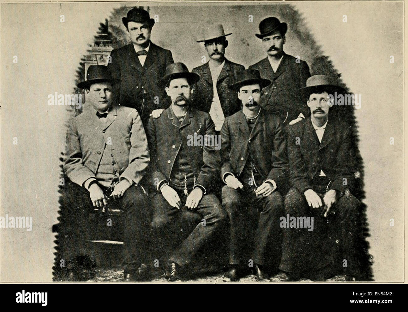 An image from 1913 showing the Peace Commission, likely related to a ...