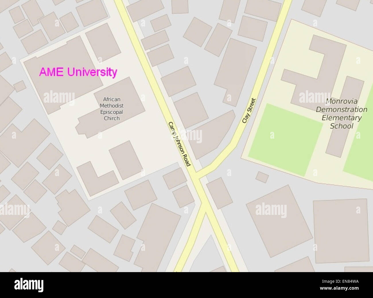 Map of monrovia hi-res stock photography and images - Alamy