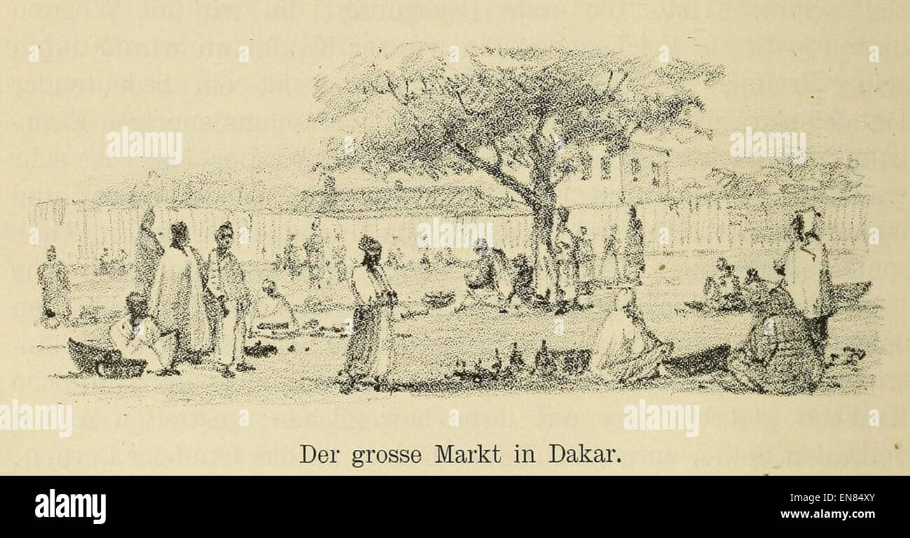 This 1890 photograph by Ttikofer captures a scene in Dakar, Senegal ...