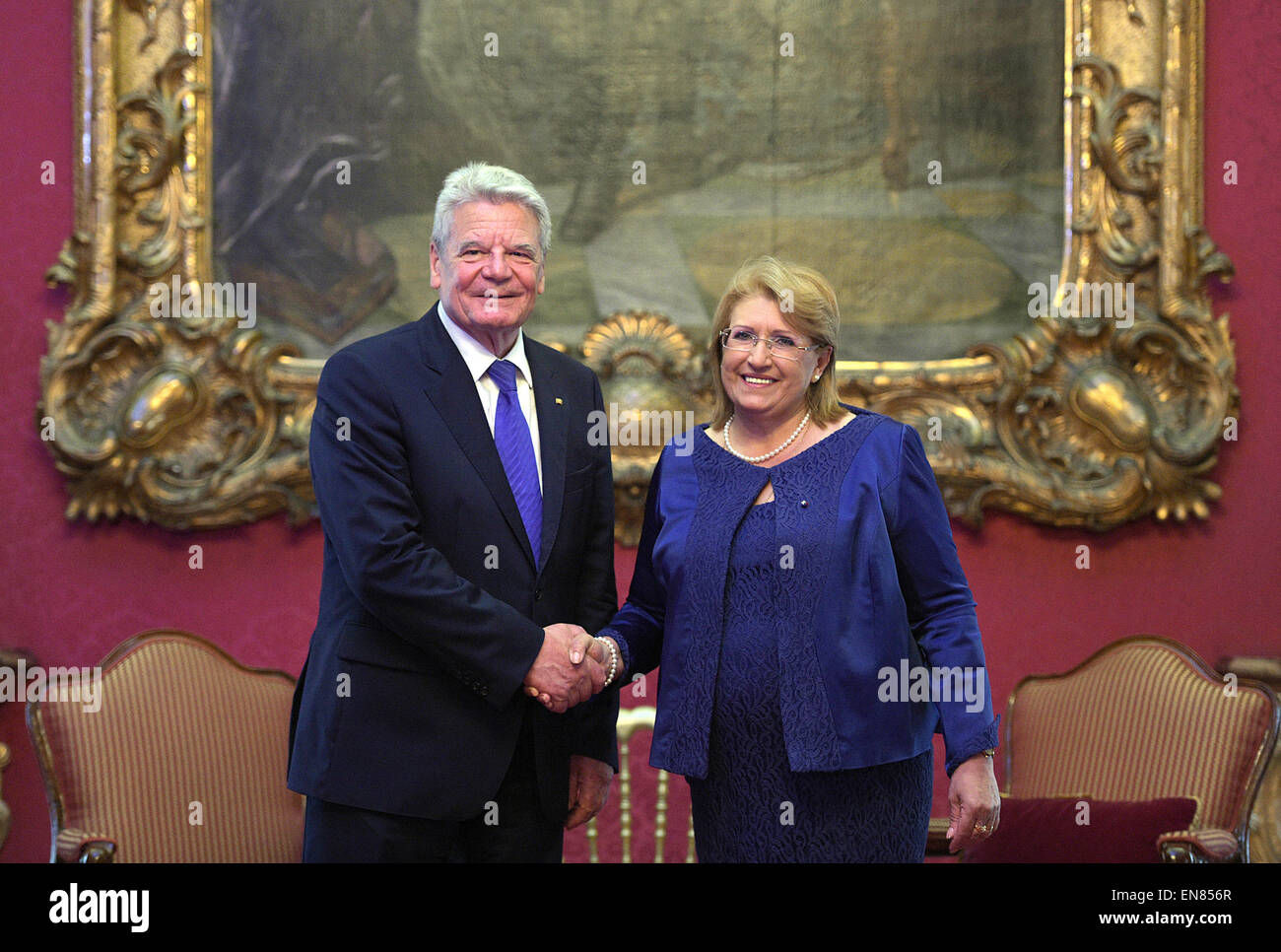 Maltese President Marie Louise Coleiro High Resolution Stock ...