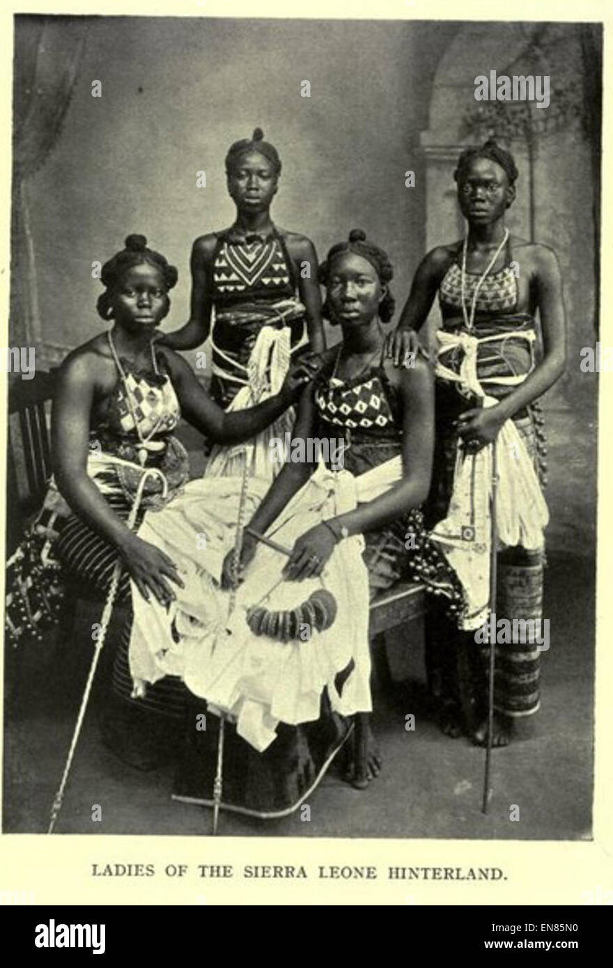 BEATTY(1915) Fig23 Sierra Leone, Ladies of the Hinterland Stock Photo ...