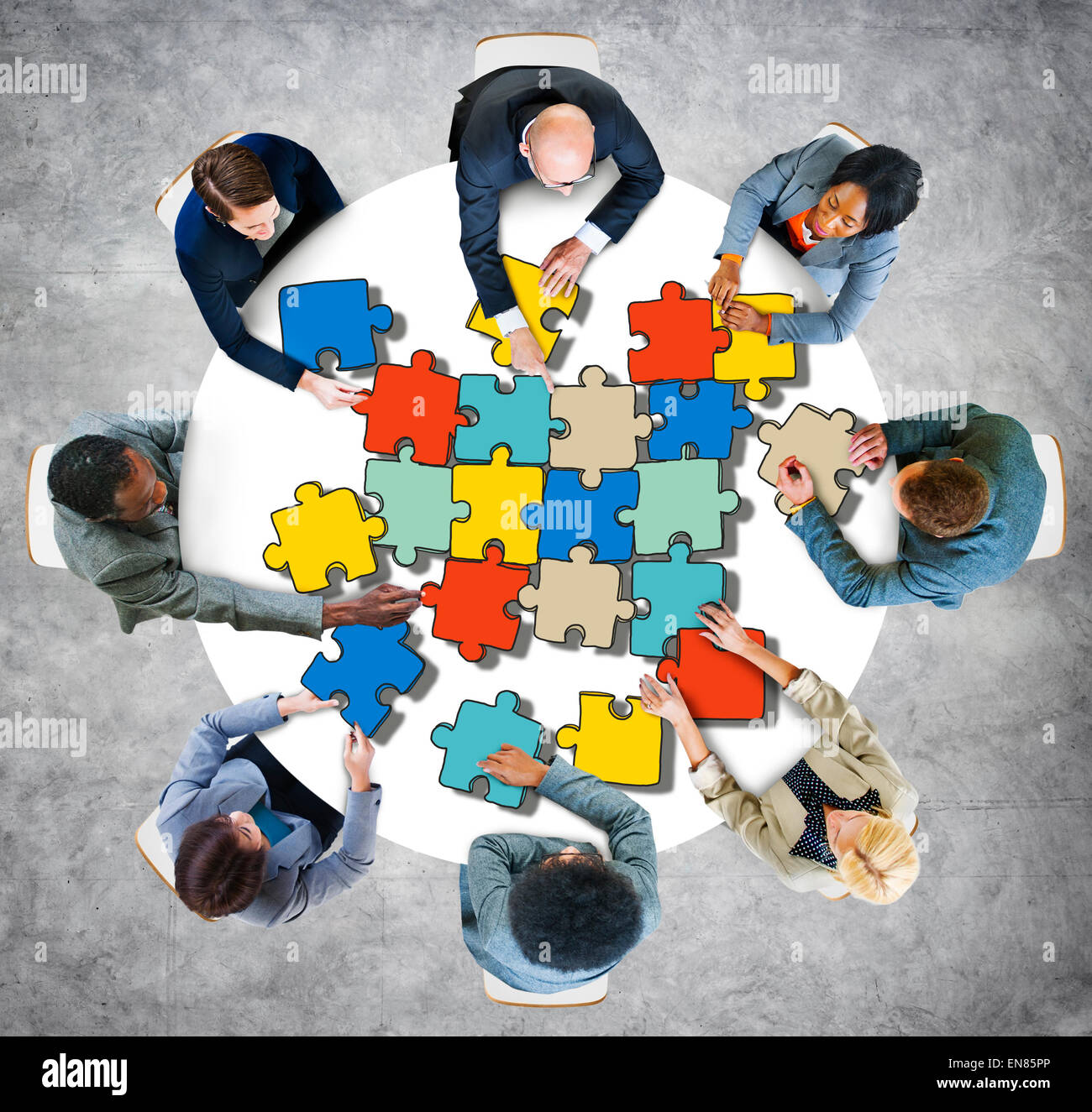 Ideas people teamwork illustration hi-res stock photography and images ...