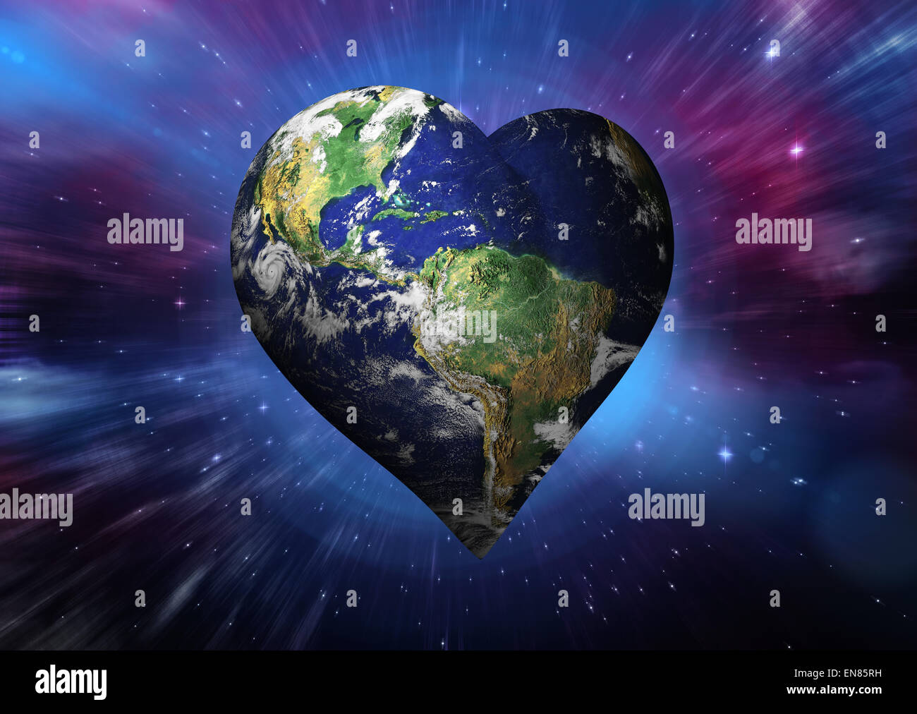 Heart Shaped World Map High Resolution Stock Photography and Images - Alamy