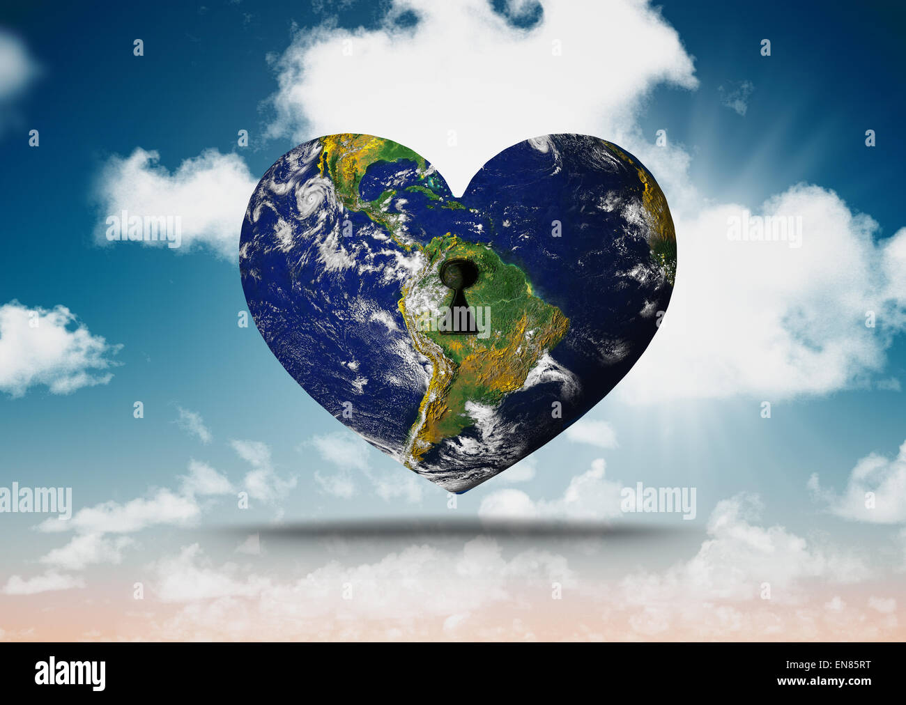 Heart Shaped World Map High Resolution Stock Photography and Images - Alamy