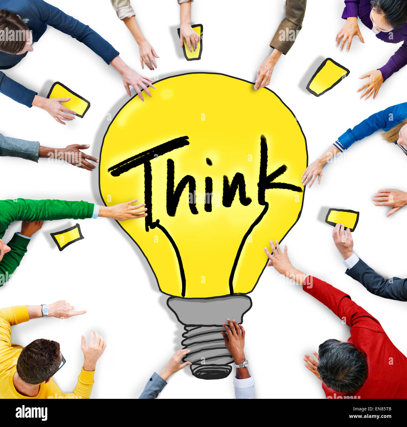 Group Of People Thinking Group Of People Thinking