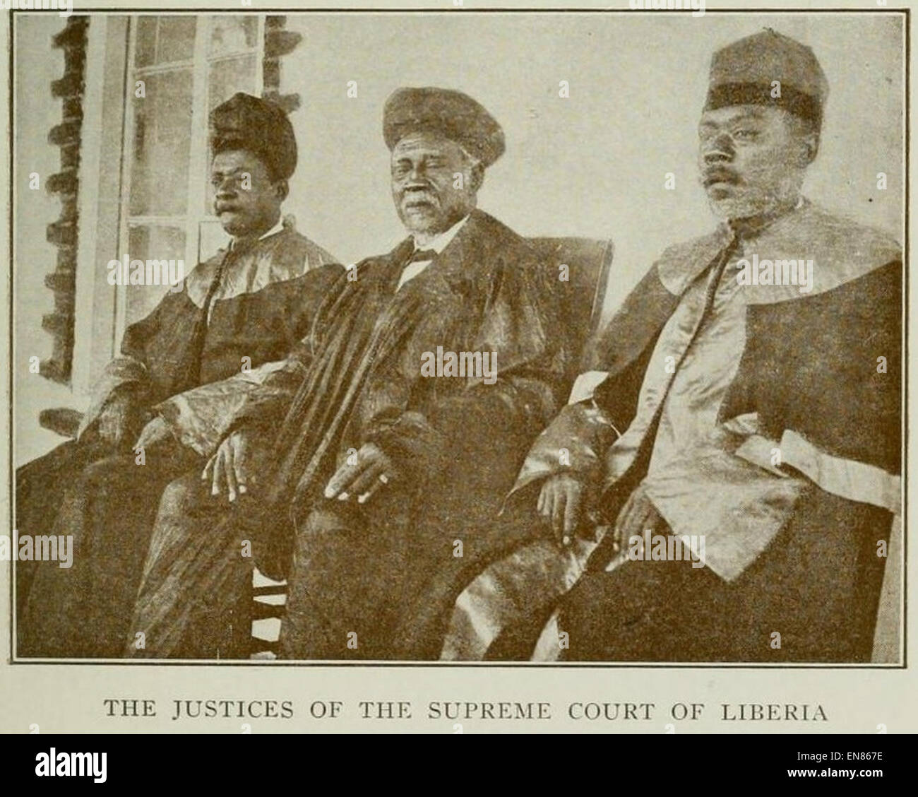 This 1910 illustration by Forbes features the members of the Supreme ...