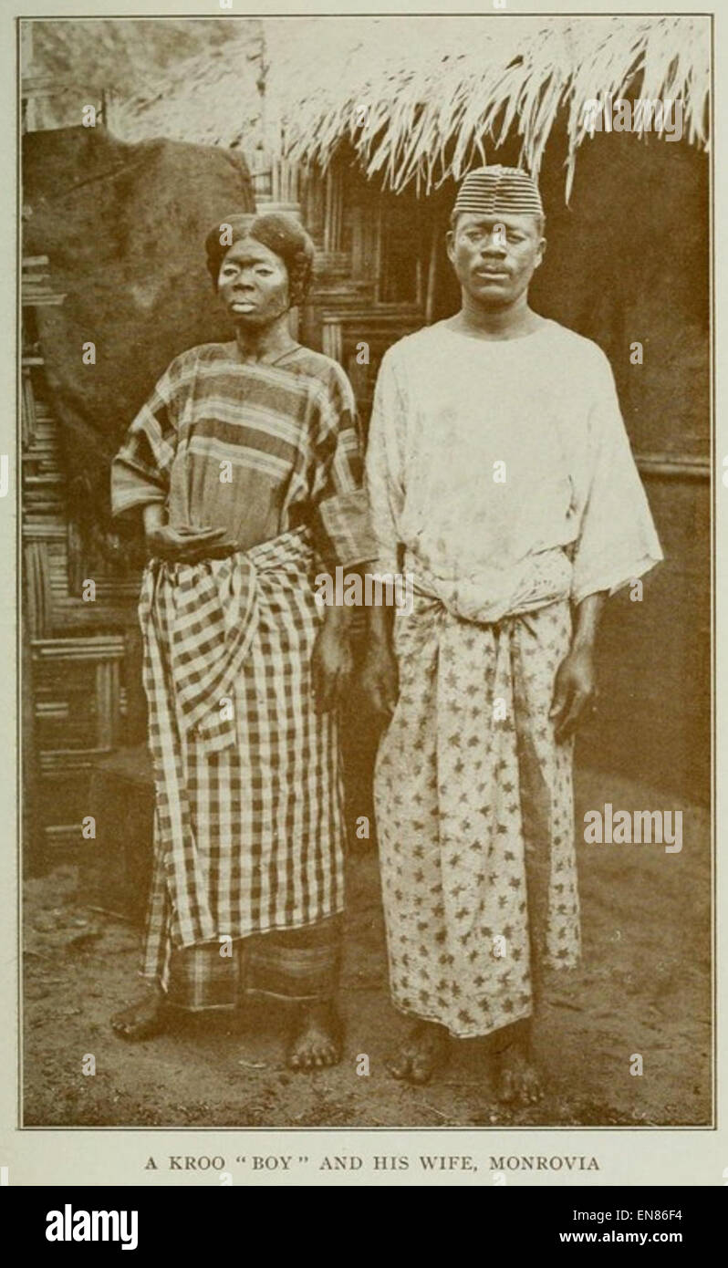 This image from Forbes’ 1910 publication depicts a Kroo man and his ...