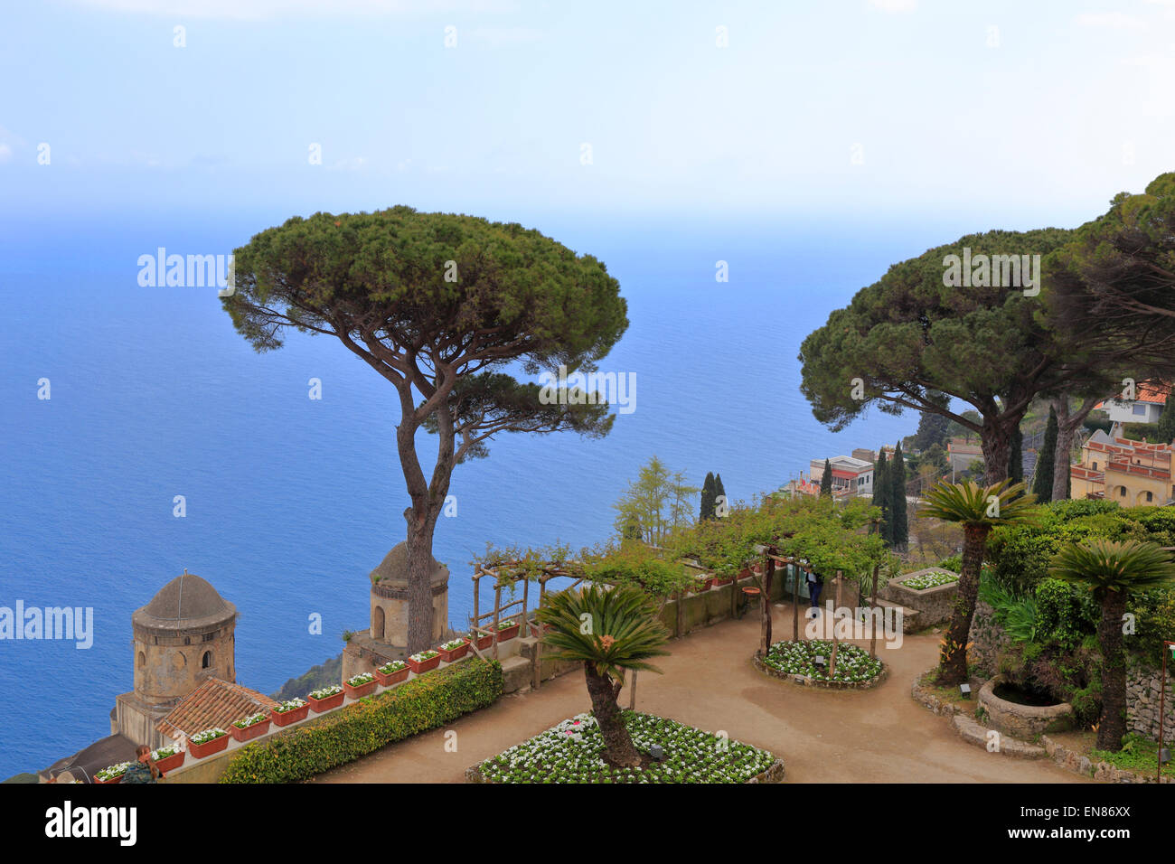 Villa Rufolo gardens, Ravello, Amalfi Coast, Italy Stock Photo - Alamy