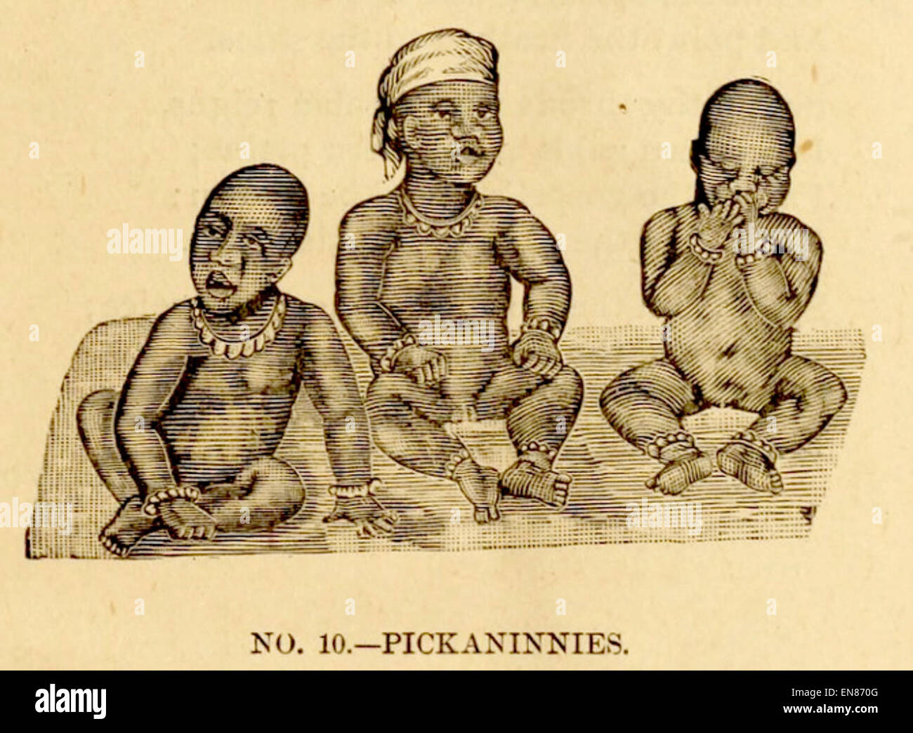 HARRIS(1890) 10 Pickaninnies Stock Photo - Alamy