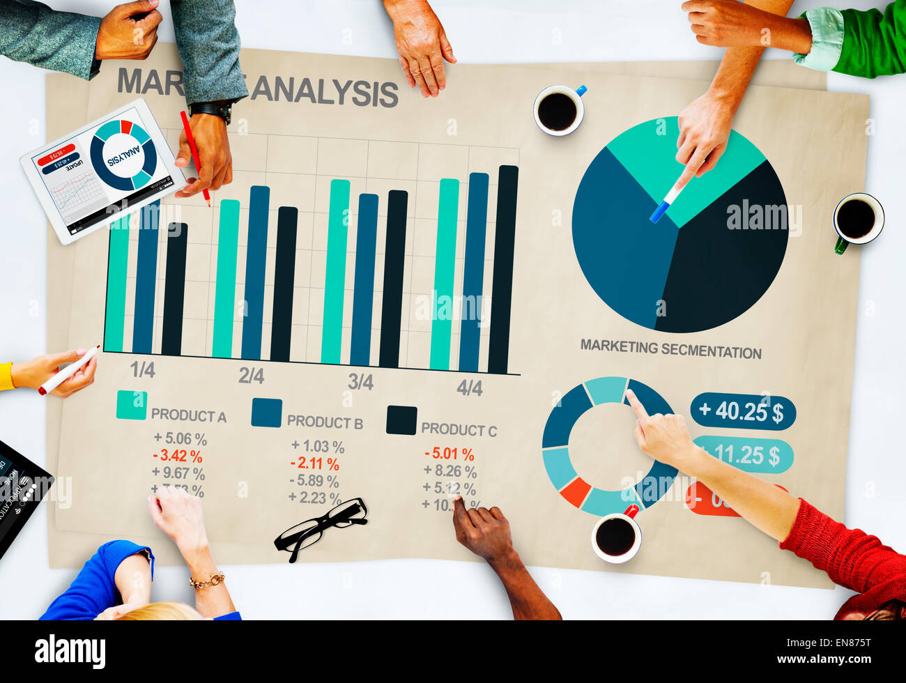 People Business Market Analysis Concept Stock Photo - Alamy