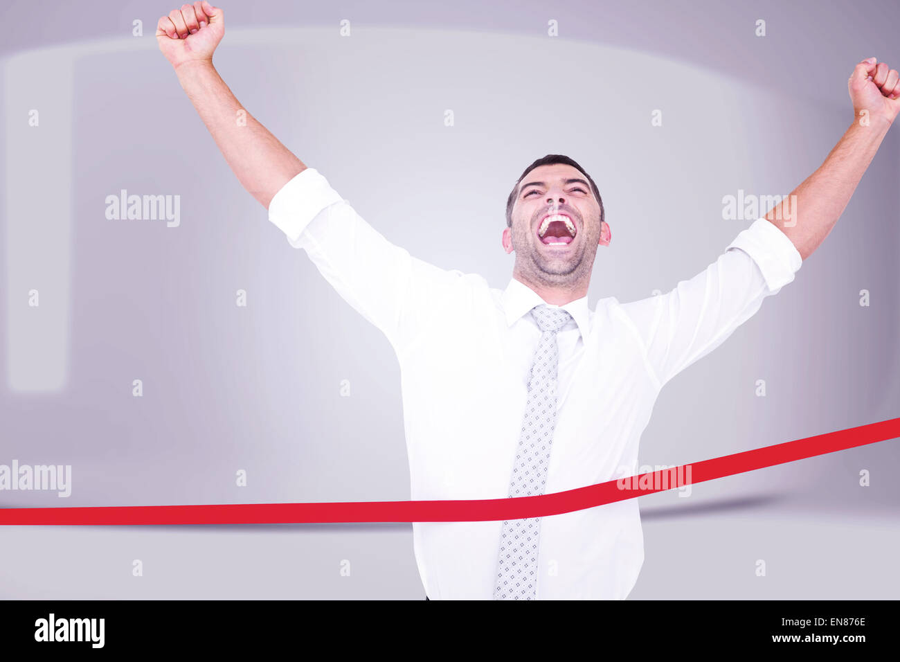 Crossing the finish line hi-res stock photography and images - Alamy