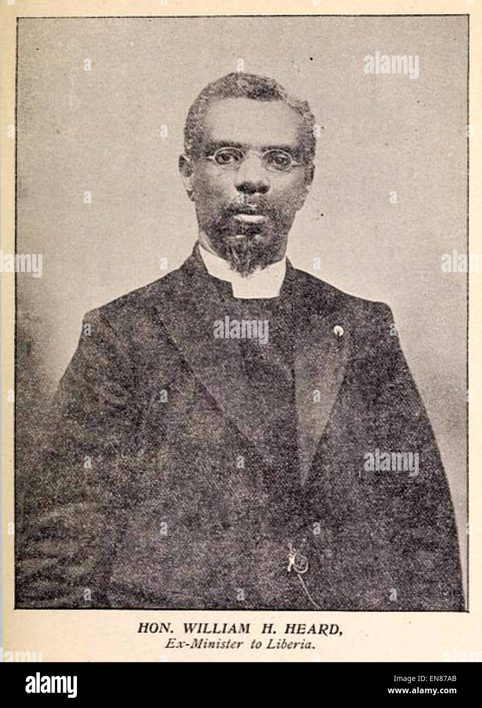 This 1898 artwork by William H. Heard presents a detailed portrait or ...