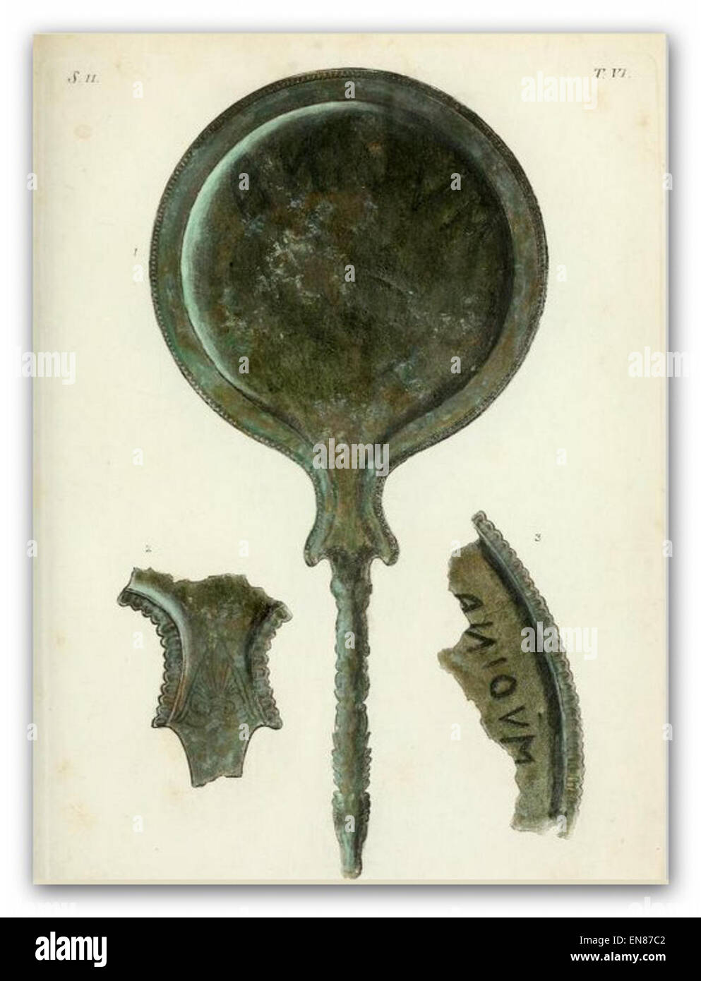 Inghirami's 1821 work 'Bronzi Etruschi' focuses on the Etruscan bronze sculptures, providing ...