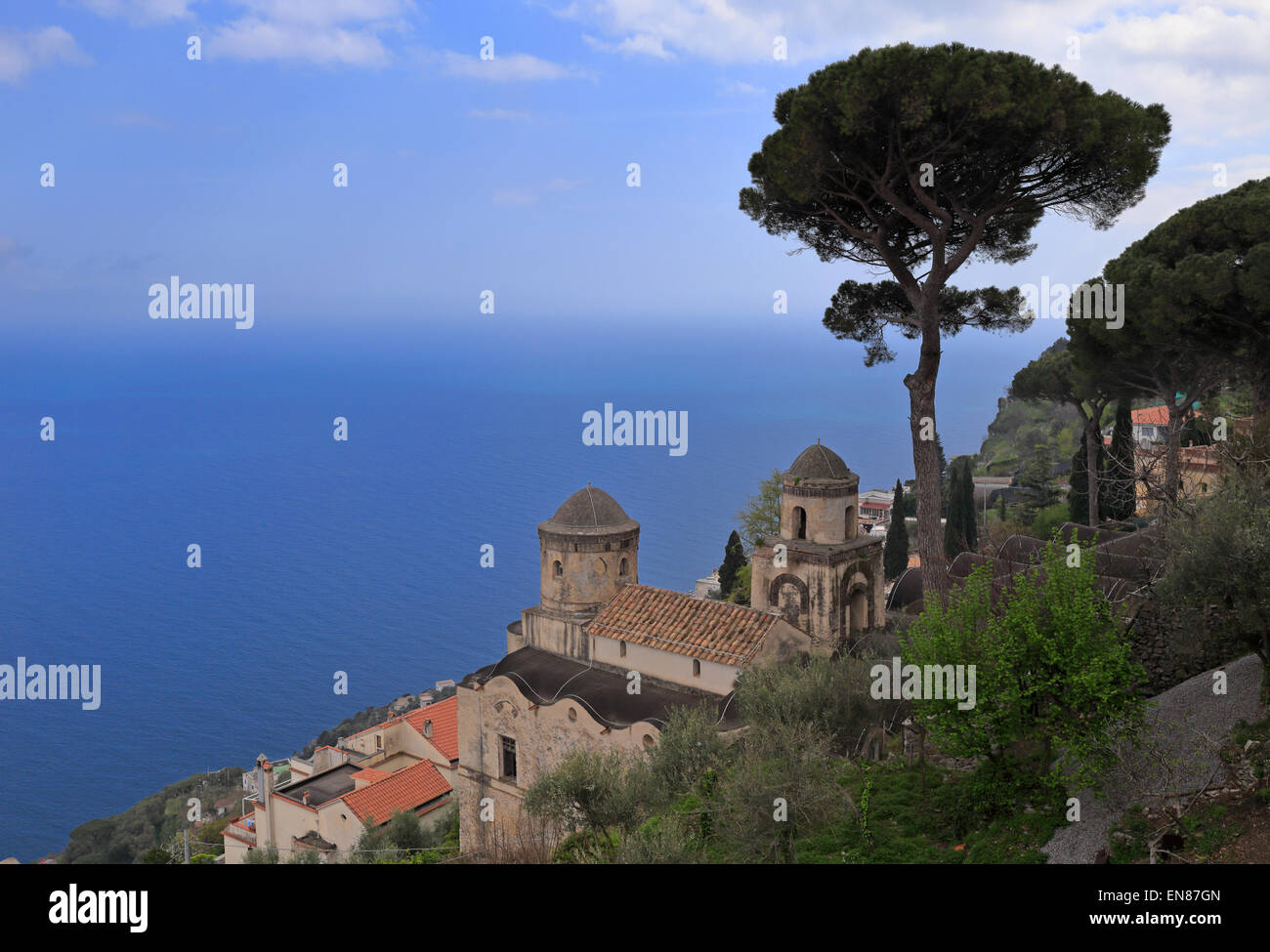 Amalfi Coast from Villa Rufolo, Ravello, Italy Stock Photo - Alamy