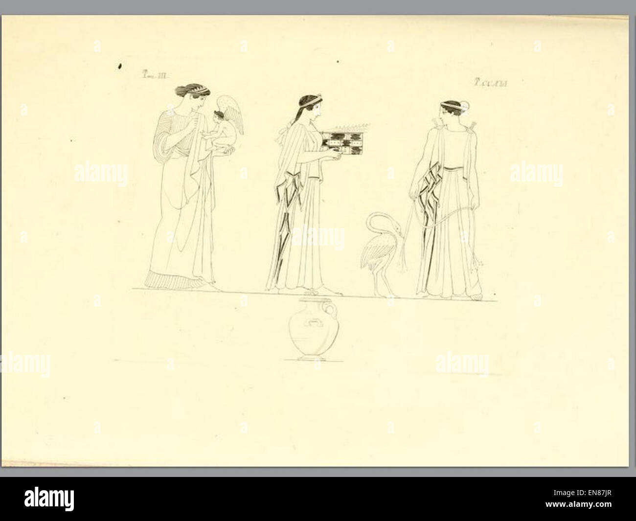 An illustration from Inghirami’s 1835 work 'Pitture di vasi fittili ...