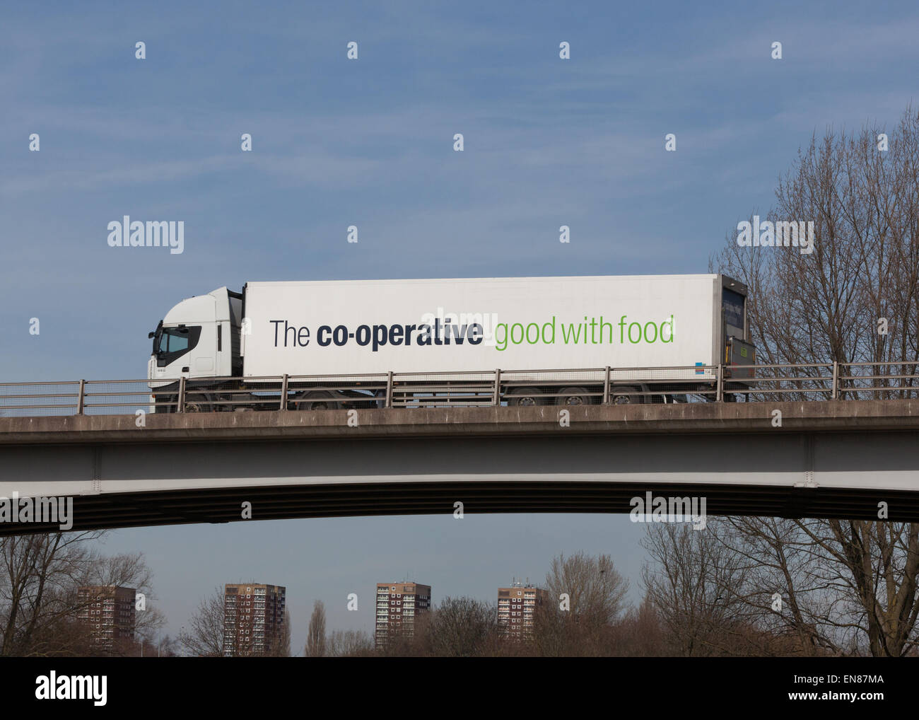 Co operative delivery truck hi-res stock photography and images - Alamy