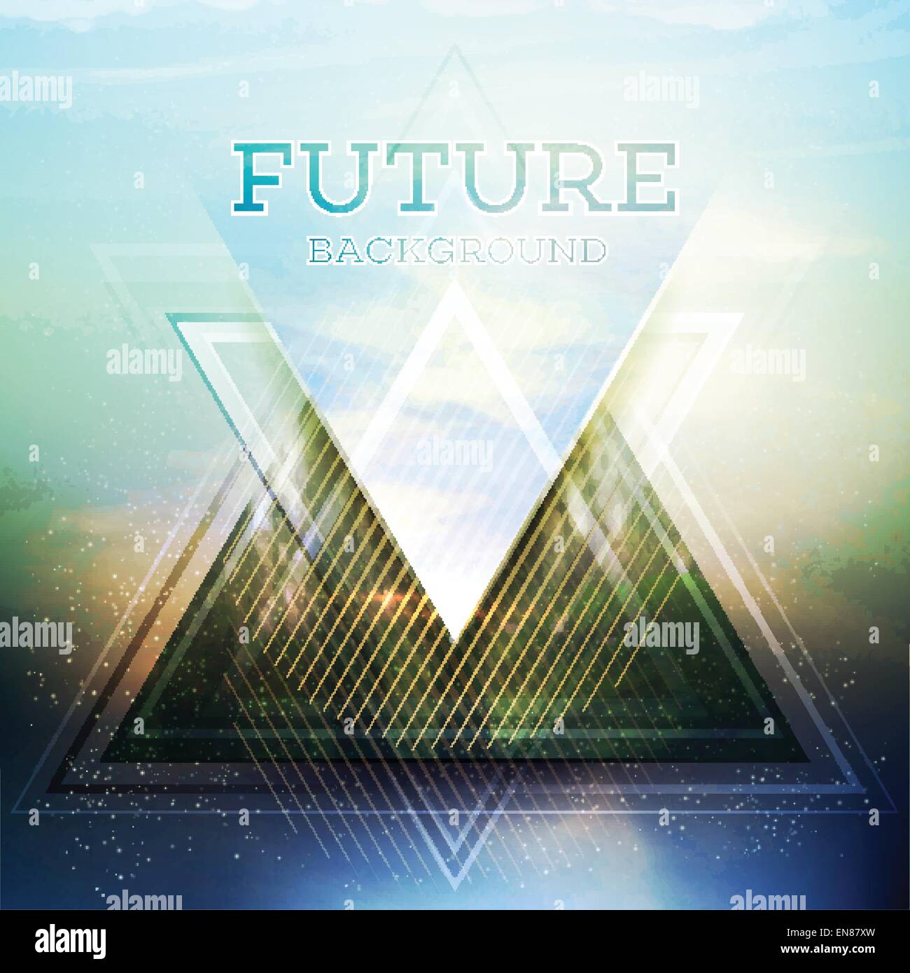 Abstract triangle future vector background EPS 10 Stock Vector Image ...