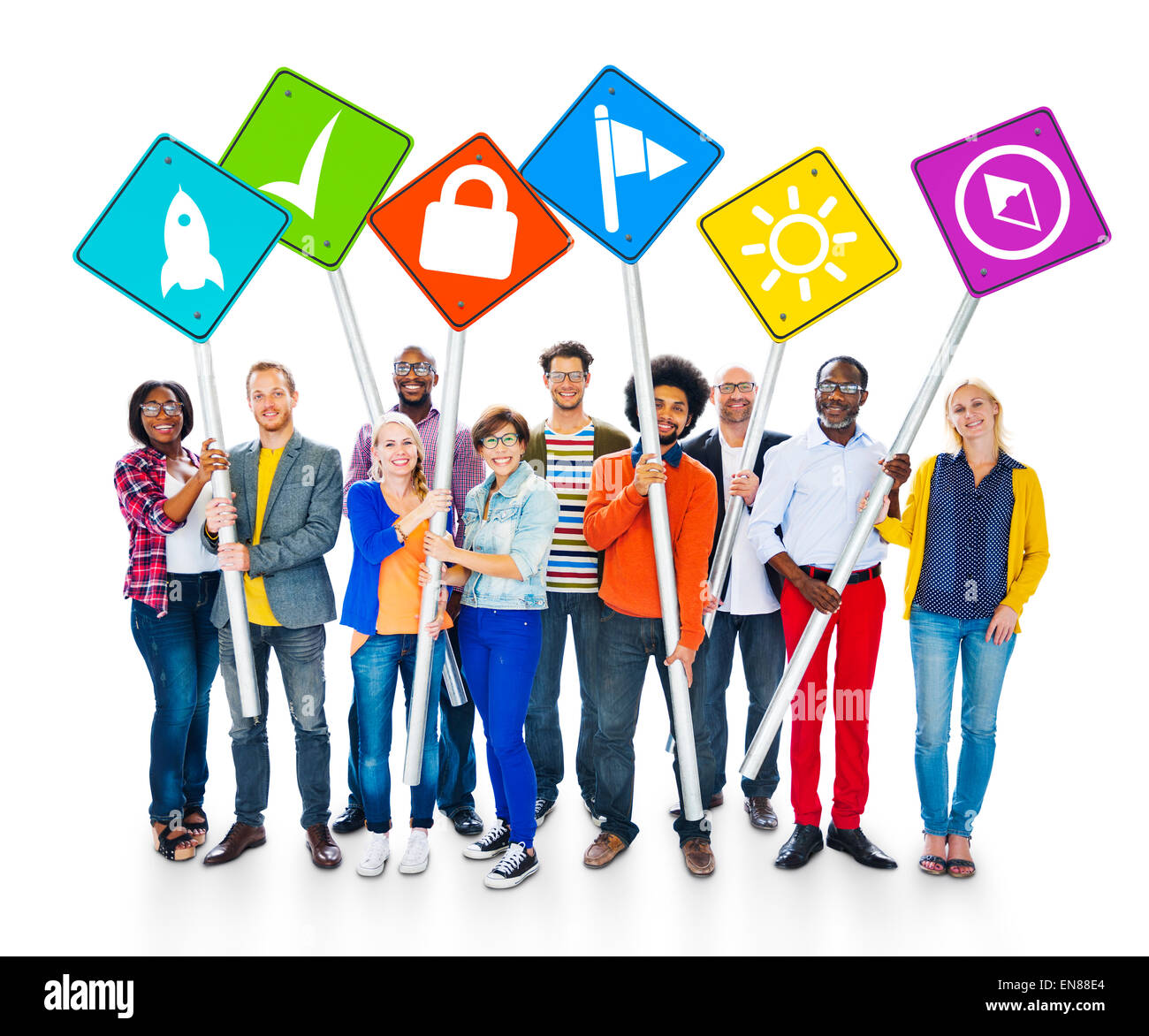 Diverse Diversity Ethnic Ethnicity Variation Unity Team Concept Stock ...