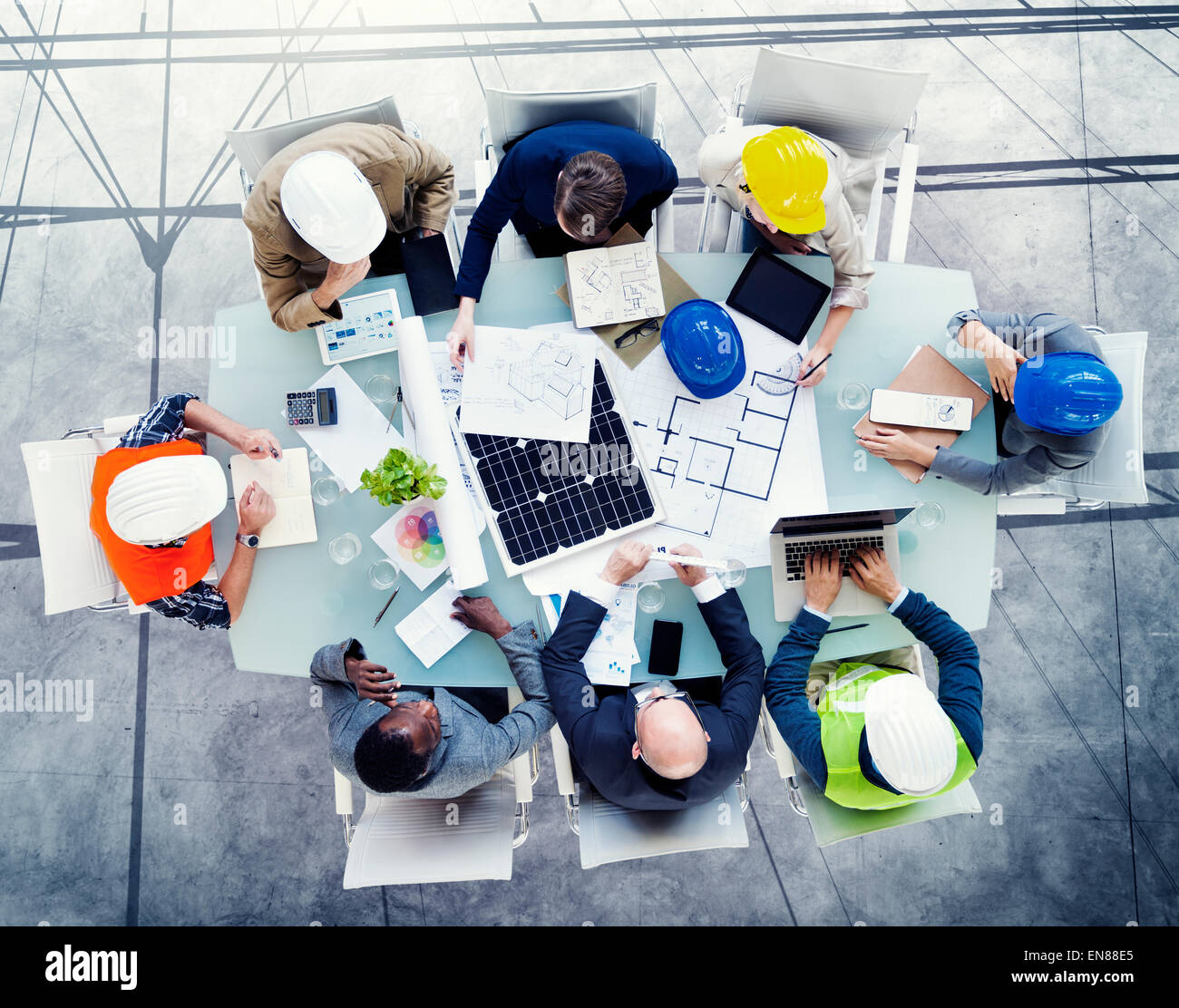 Safety Architects Design Meeting Concept Stock Photo - Alamy