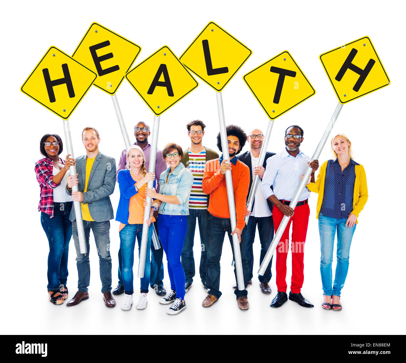 Healthcare network medical group Cut Out Stock Images & Pictures - Alamy