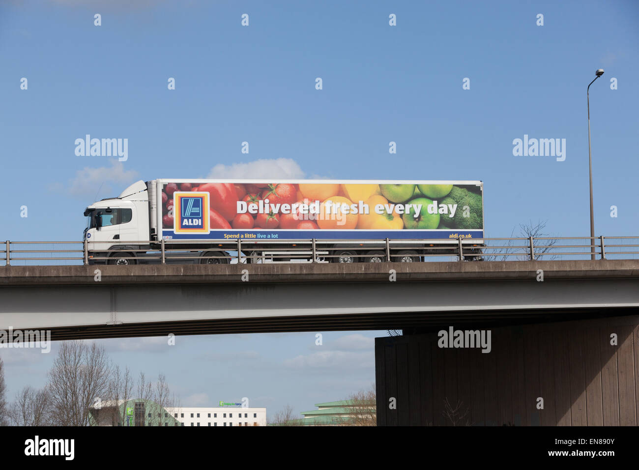 Aldi delivery truck hi-res stock photography and images - Alamy
