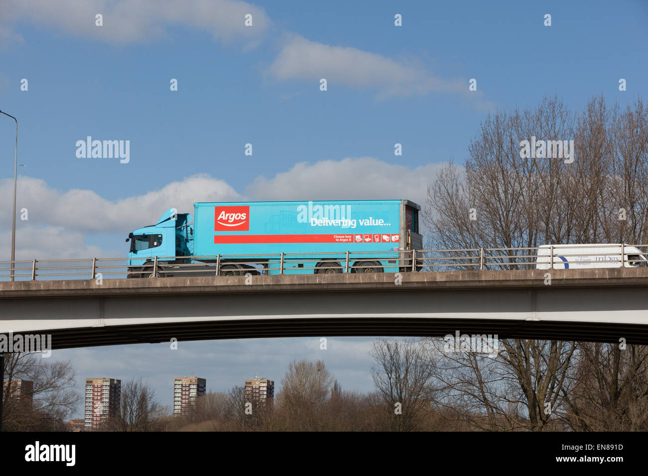 Argos delivery hgv lorry vehicle transport hi-res stock photography and ...