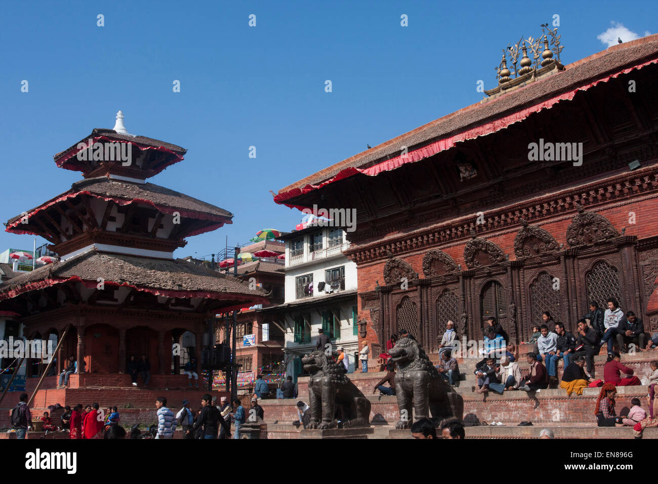 Kathmandu Durbar Square Stock Photo - Alamy