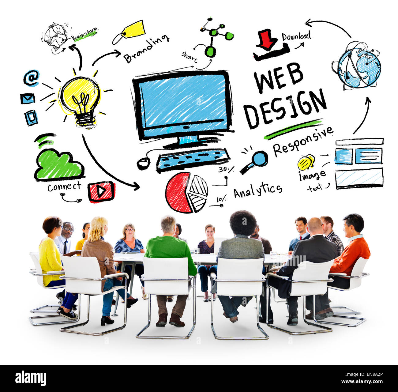 Analytics layout Cut Out Stock Images & Pictures - Alamy