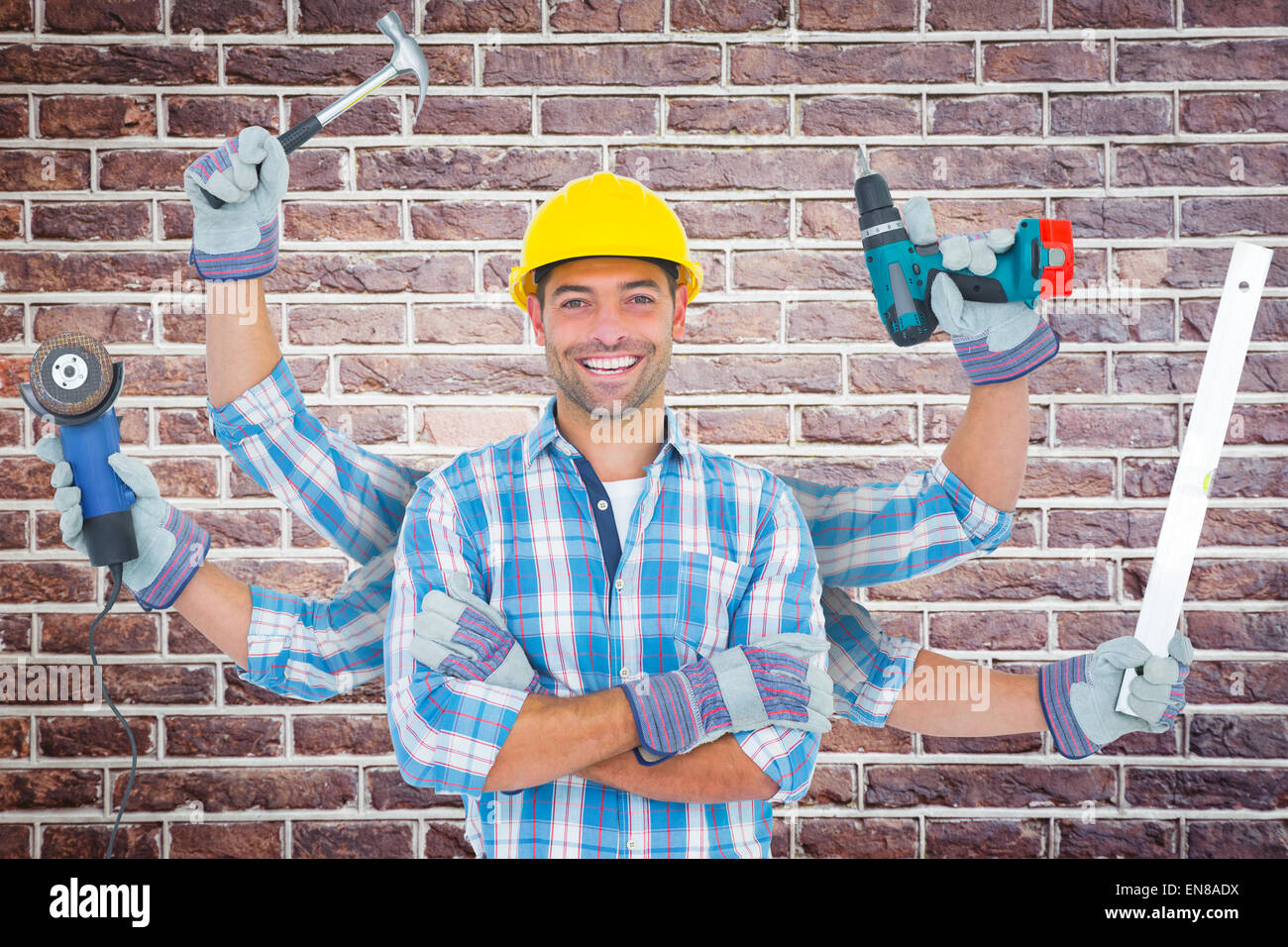 Many arms hi-res stock photography and images - Alamy