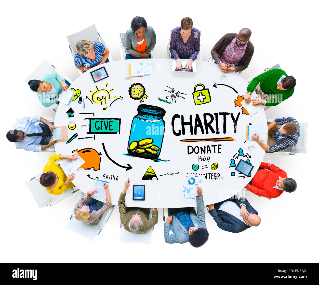 Helping people on the phone hi-res stock photography and images - Alamy