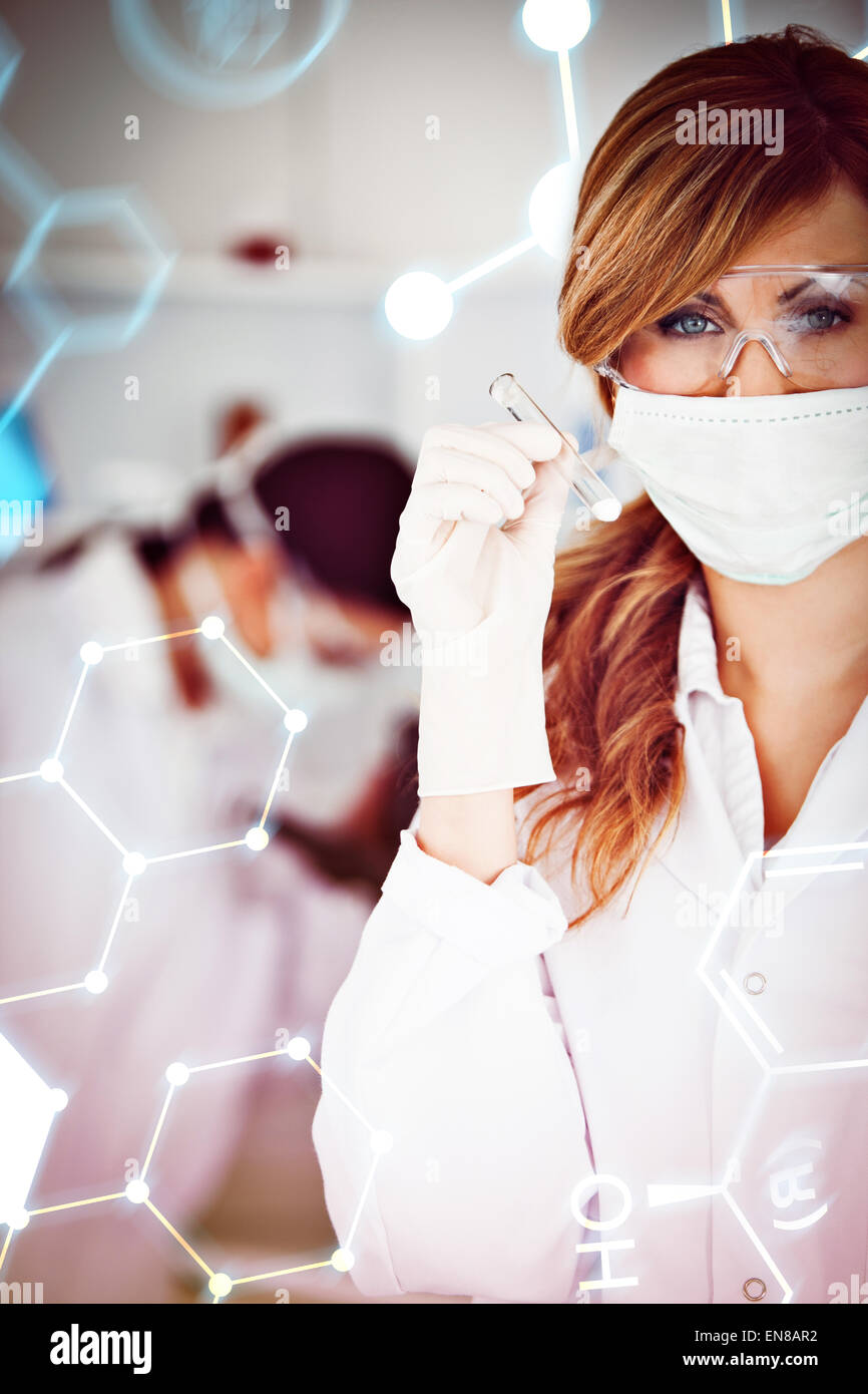 Composite image of science formula Stock Photo - Alamy