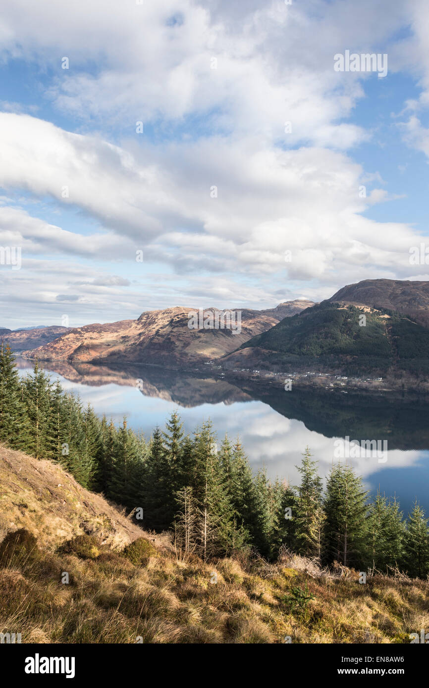 Loch Duich and Mountains in the Highlands of Scotland Stock Photo - Alamy