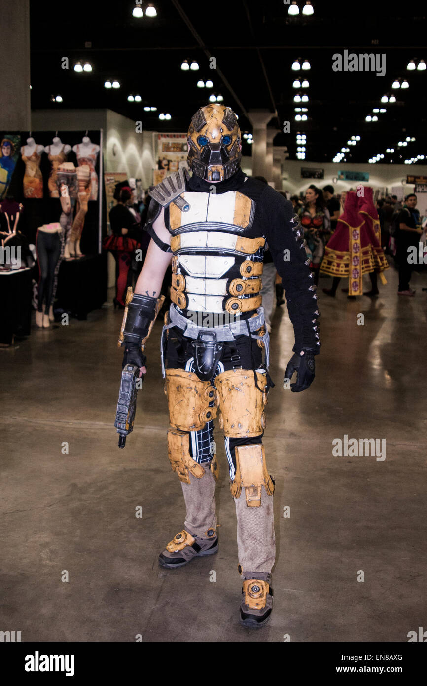 A cosplayer at Comikaze in Los Angeles, California, Halloween weekend ...