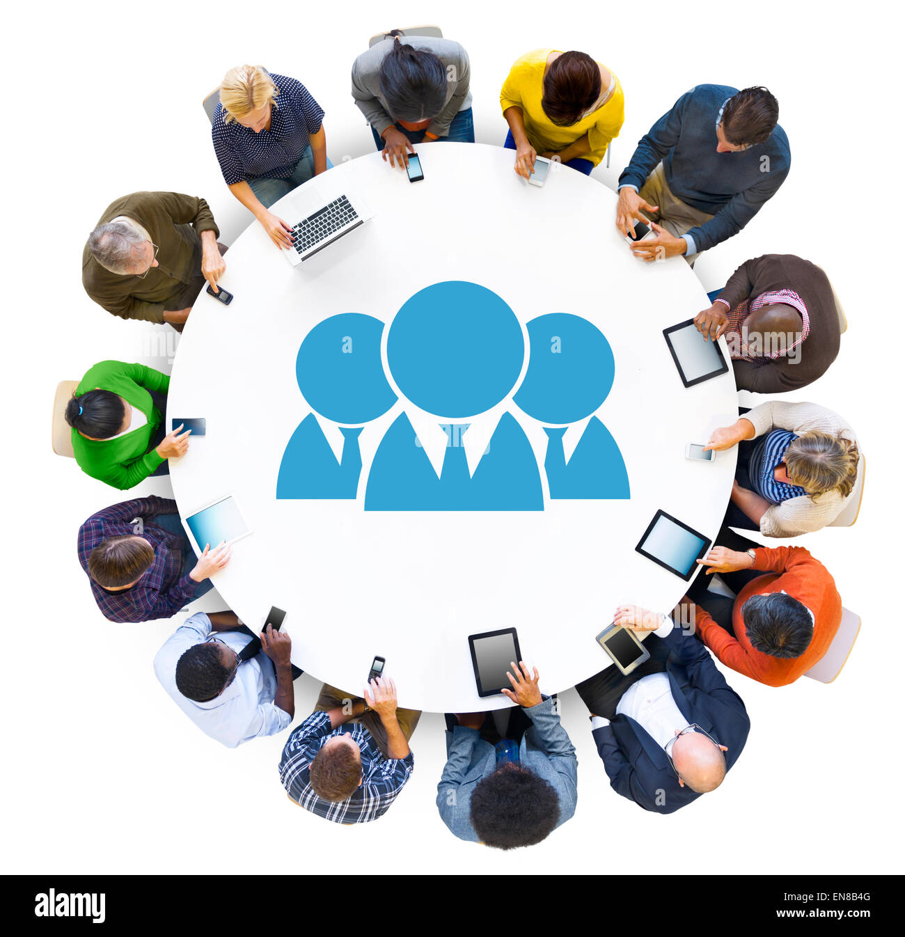 Teamwork concept partnership symbol Cut Out Stock Images & Pictures - Alamy