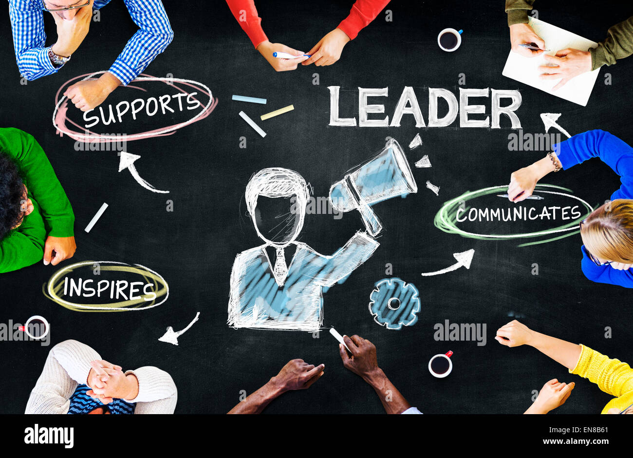 Business People Planning Leadership Stock Photo - Alamy